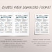 Year in Review Infographic Christmas Card Editable Template, Modern New ...