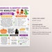 October PTO PTA Newsletter Flyer Editable Template, Back to School ...