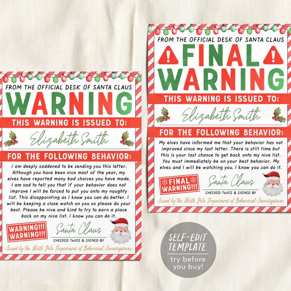 Official Naughty List Final - Etsy
