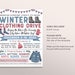 Winter Clothing Drive Flyer Editable Template Charity Church - Etsy