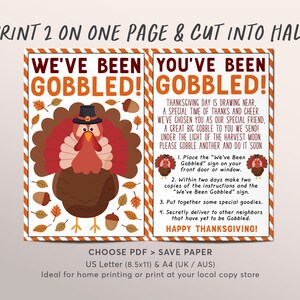 We've Been Gobbled Game Editable Template, You've Been Gobbled ...