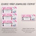 Gym Membership Ticket Editable Template, Birthday Surprise Personal ...