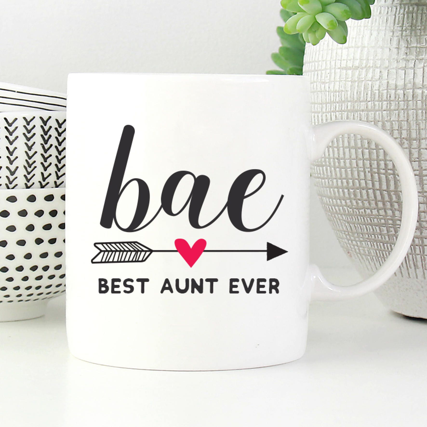 BAE Best Aunt Ever Mug Mug For Aunt Unique Aunt Gift for | Etsy