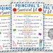 School Principal Survival Kit Editable Template, Principal Appreciation ...