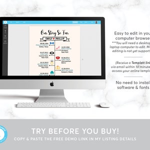 Editable Our Story so Far Timeline Template Couples Love - Etsy