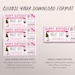 Birthday Night Out Gift Voucher Ticket Editable Template, Surprise ...