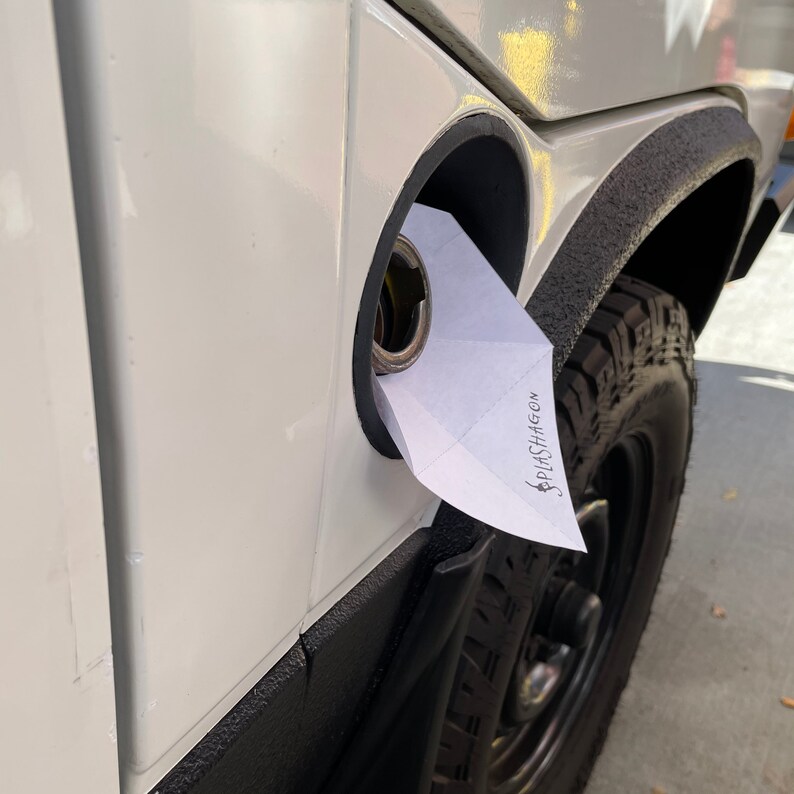 Disposable VW Vanagon Gas Splash Protector the Splash-a-gon, Printing ...