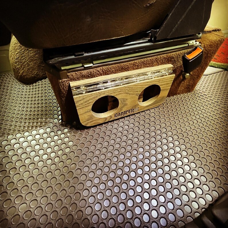 VW Vanagon Cup Holder in Solid Oak - Etsy