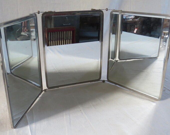 Military Officers Antique Campaign Mirror Early 19th Century/ Shaving ...