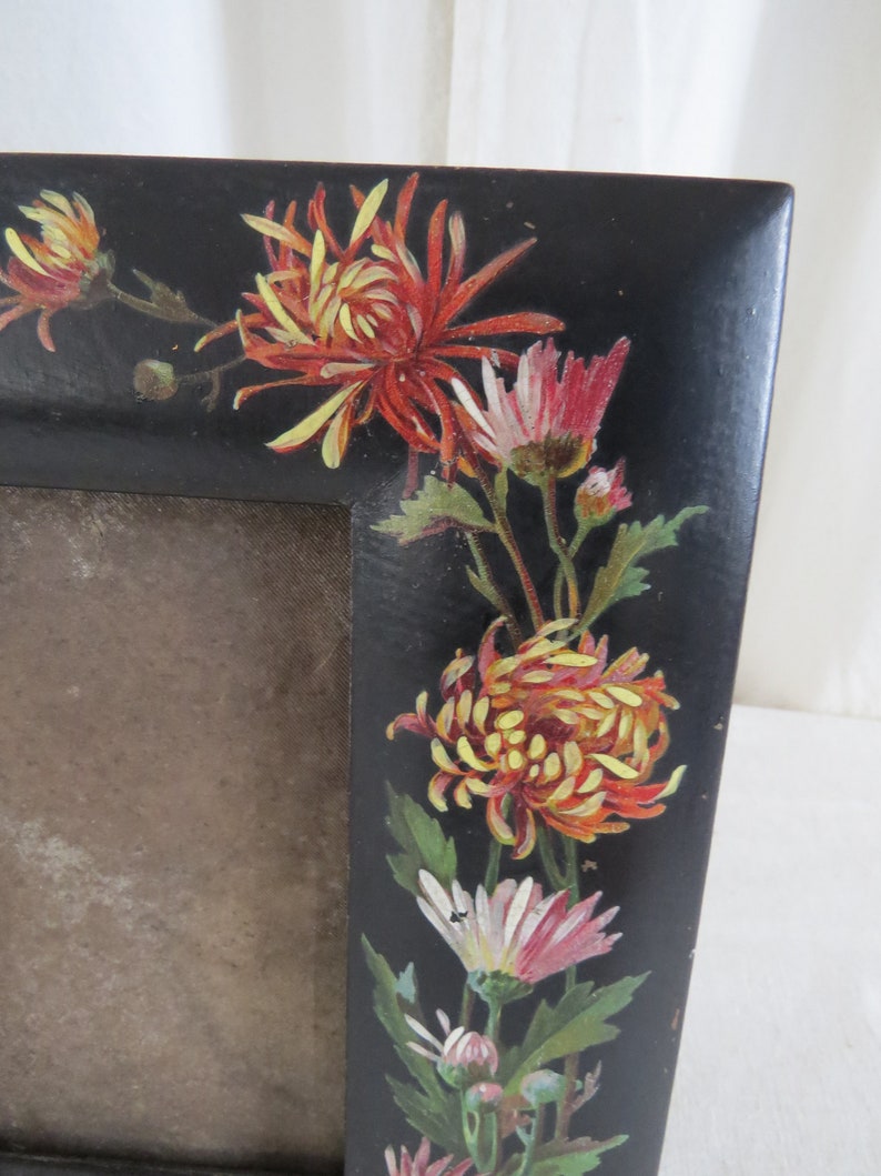 Rare Hand Painted Paper Mache Photo Frame C.1910/ Edwardian - Etsy