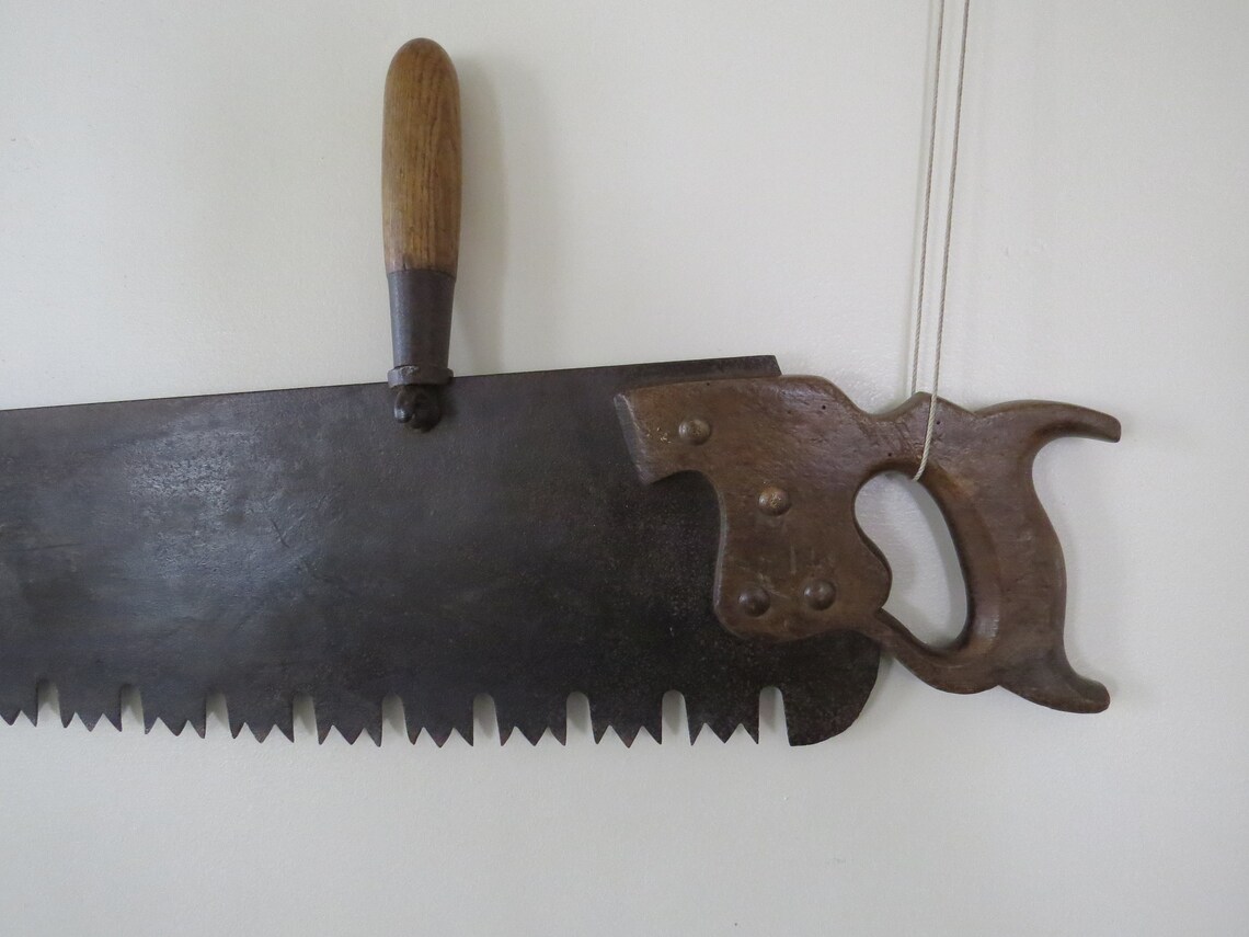 Pair of Antique Tree Saws 19th C. / Wall Art / English Collectors Tools ...