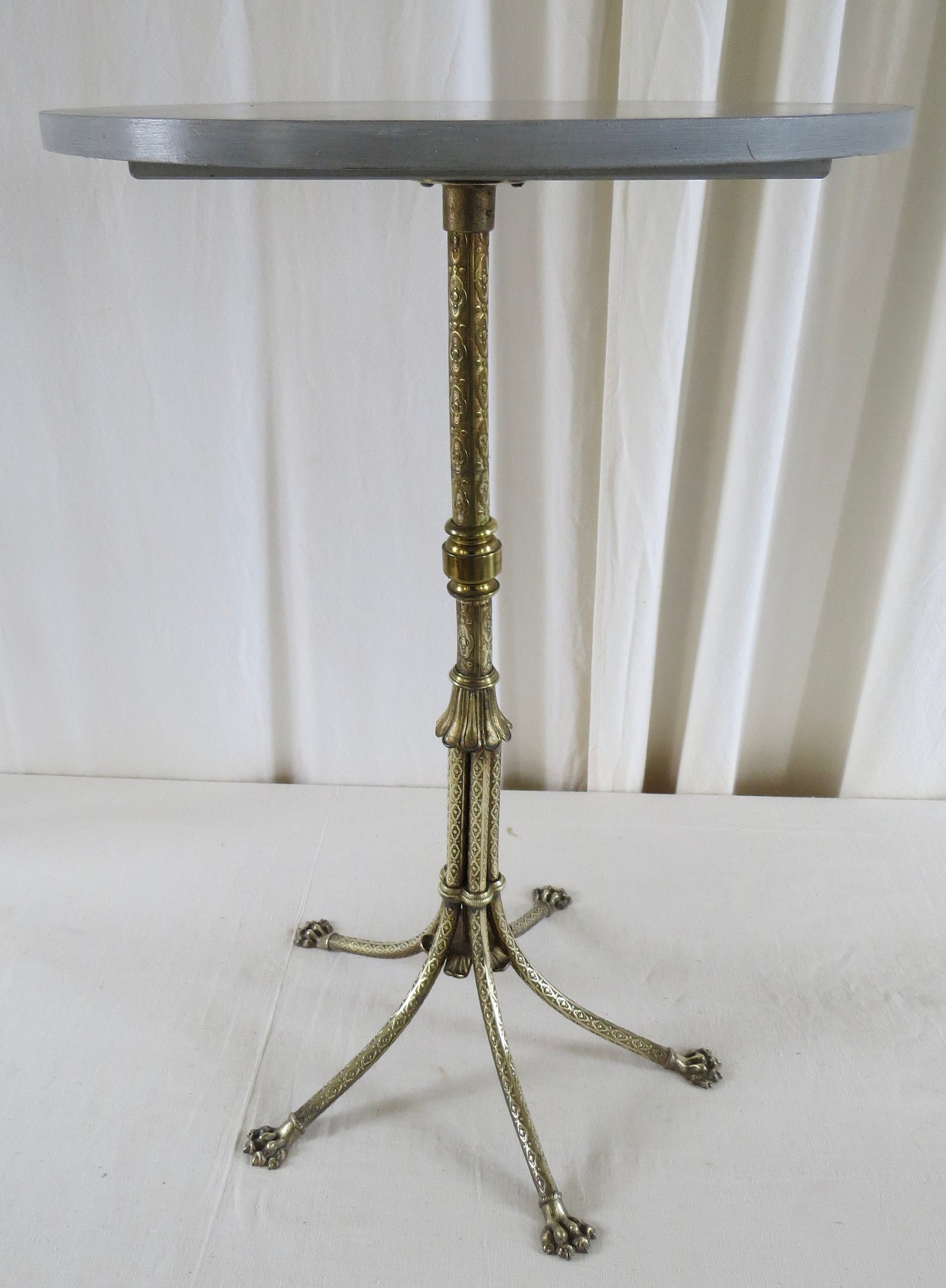 Side Table / Antique Victorian Brass Side Table Mid 19th C. / A Brass ...