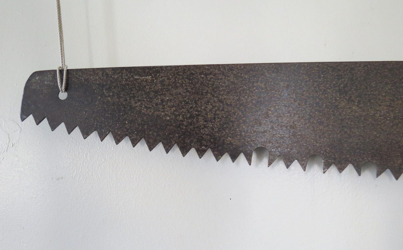 ANTIQUE CROSS CUT Hand Saw. Early 20th Century. - Etsy
