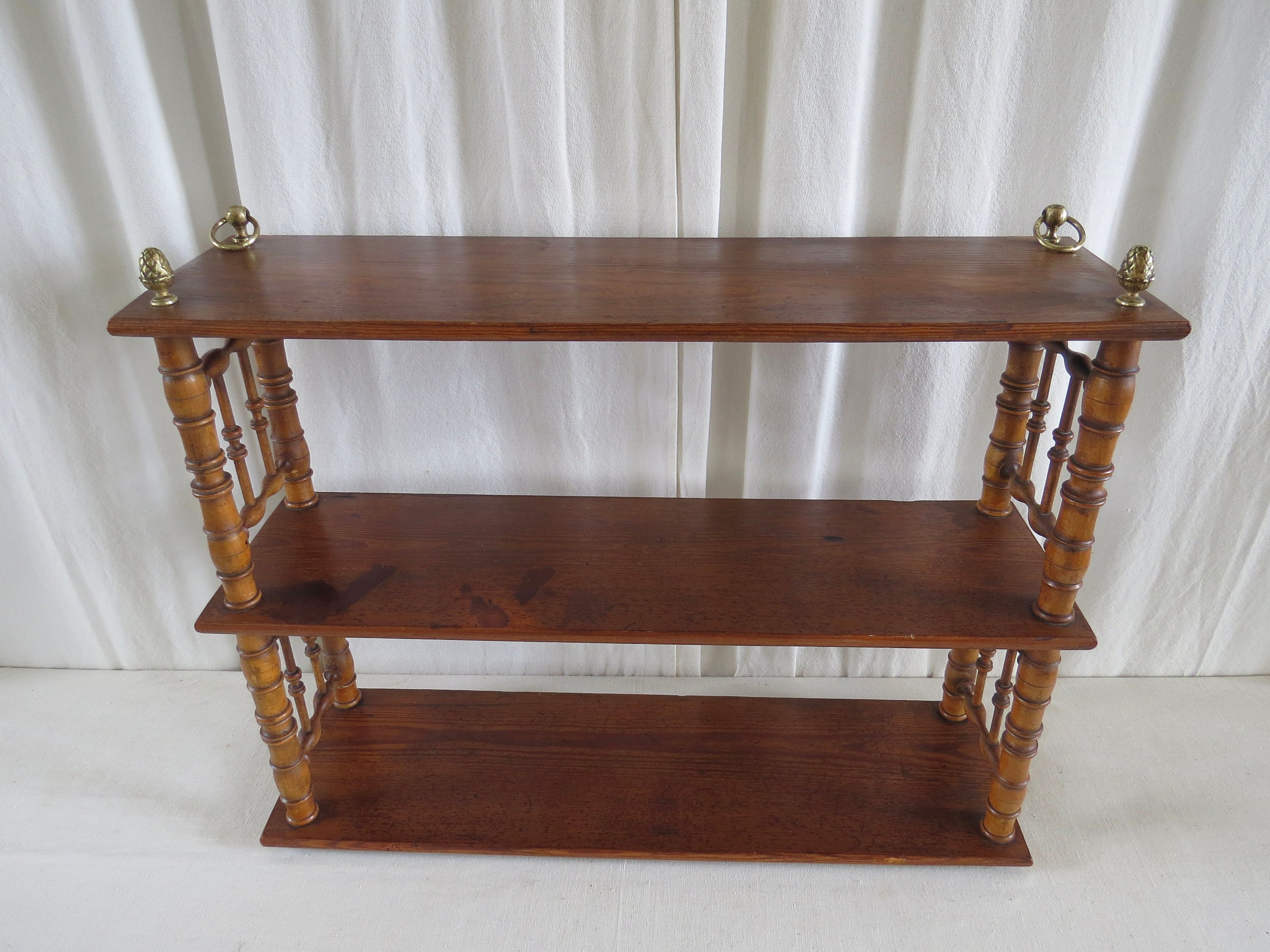 FRENCH SHELVES, Hanging Wall Shelves. Early 20th Century. - Etsy