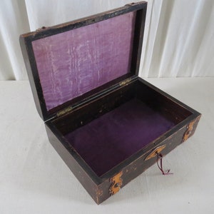 Antique Decorative Box With Key Early 20th Century. - Etsy
