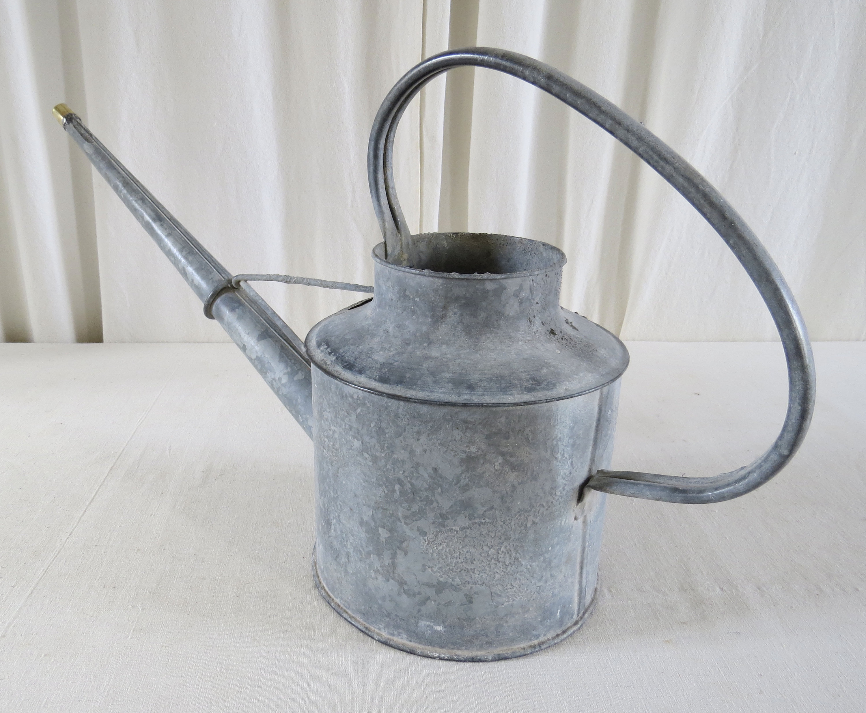 Galvanised English Antique Watering Can, Late 19th/early 20th Century ...