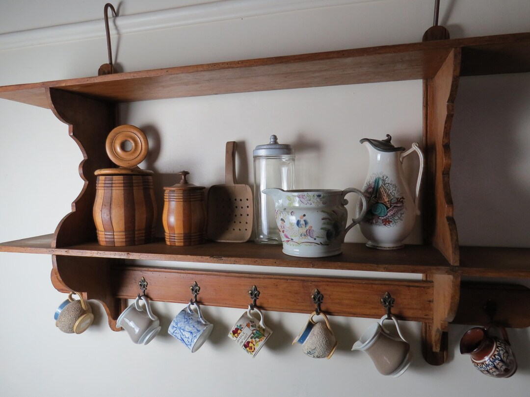 FRENCH SHELF RACK, Country Wall Display Shelves. Early 20th Century. - Etsy