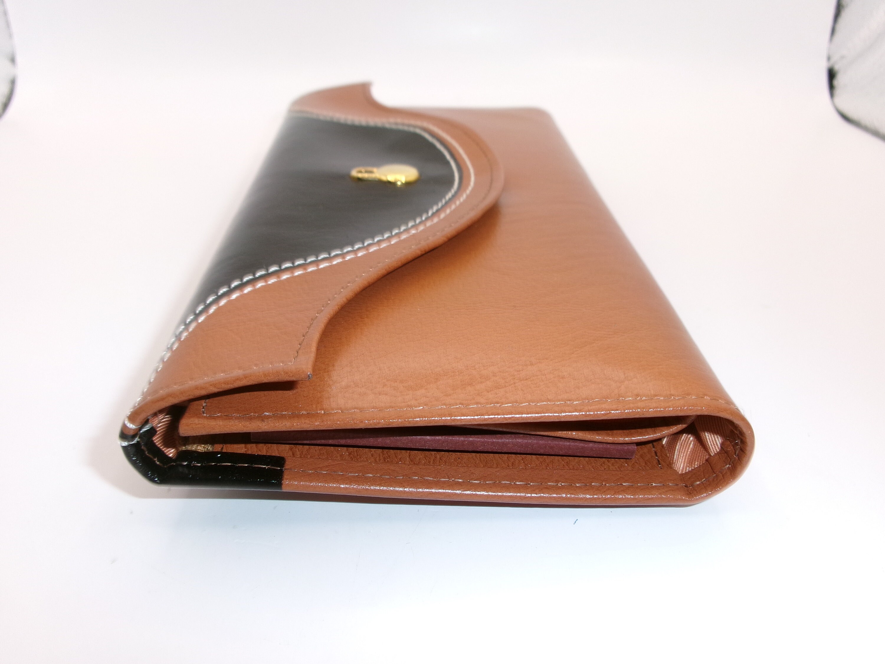 Vtg Princess Gardner Leather Wallet Brown & Black Bifold Check - Etsy