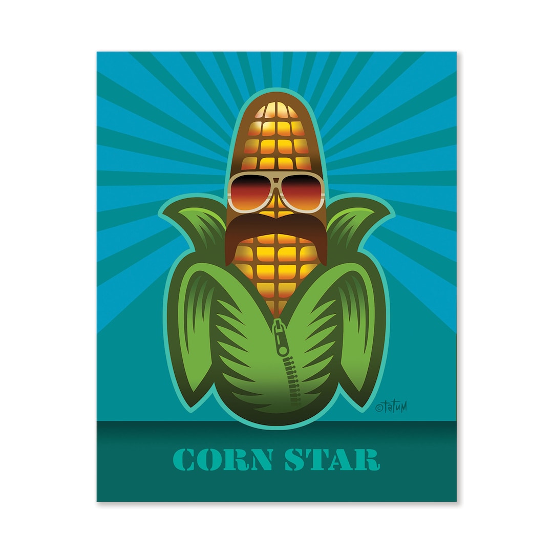 Corn Star 8x10 Print - Etsy