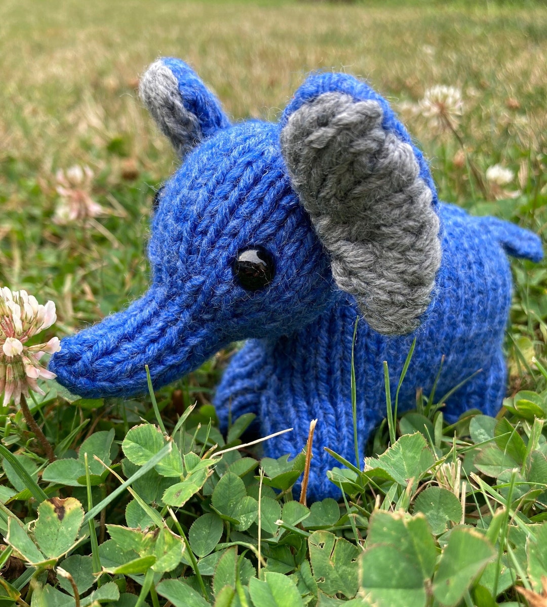 Mini Elephant, Knitted to Order for Your Loved One. - Etsy