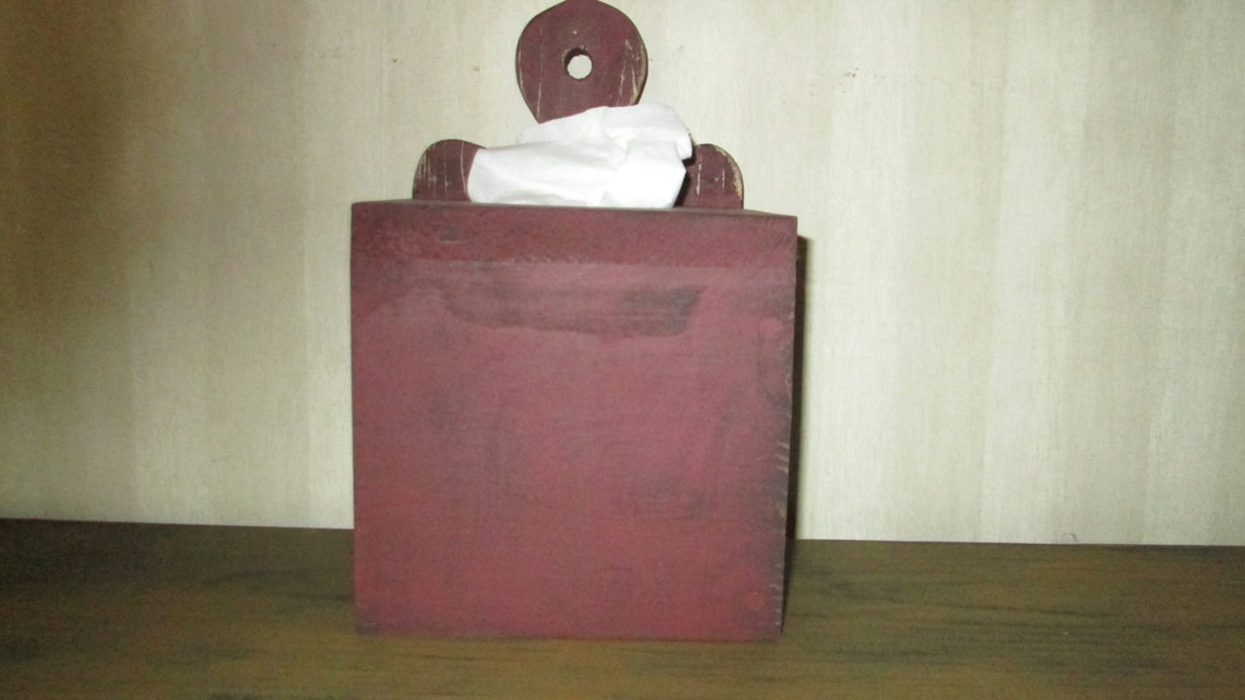Primitive Tissue Box Cover - Etsy