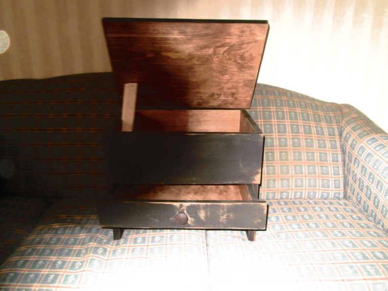 Drawer Stool W/ Hinged Top - Etsy