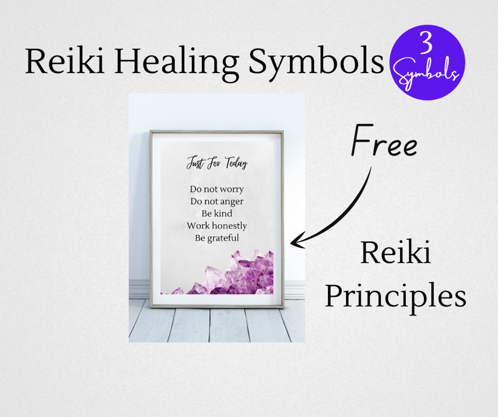 Reiki Symbols Art Prints | Energy Healing Decor (digital Download) - Etsy