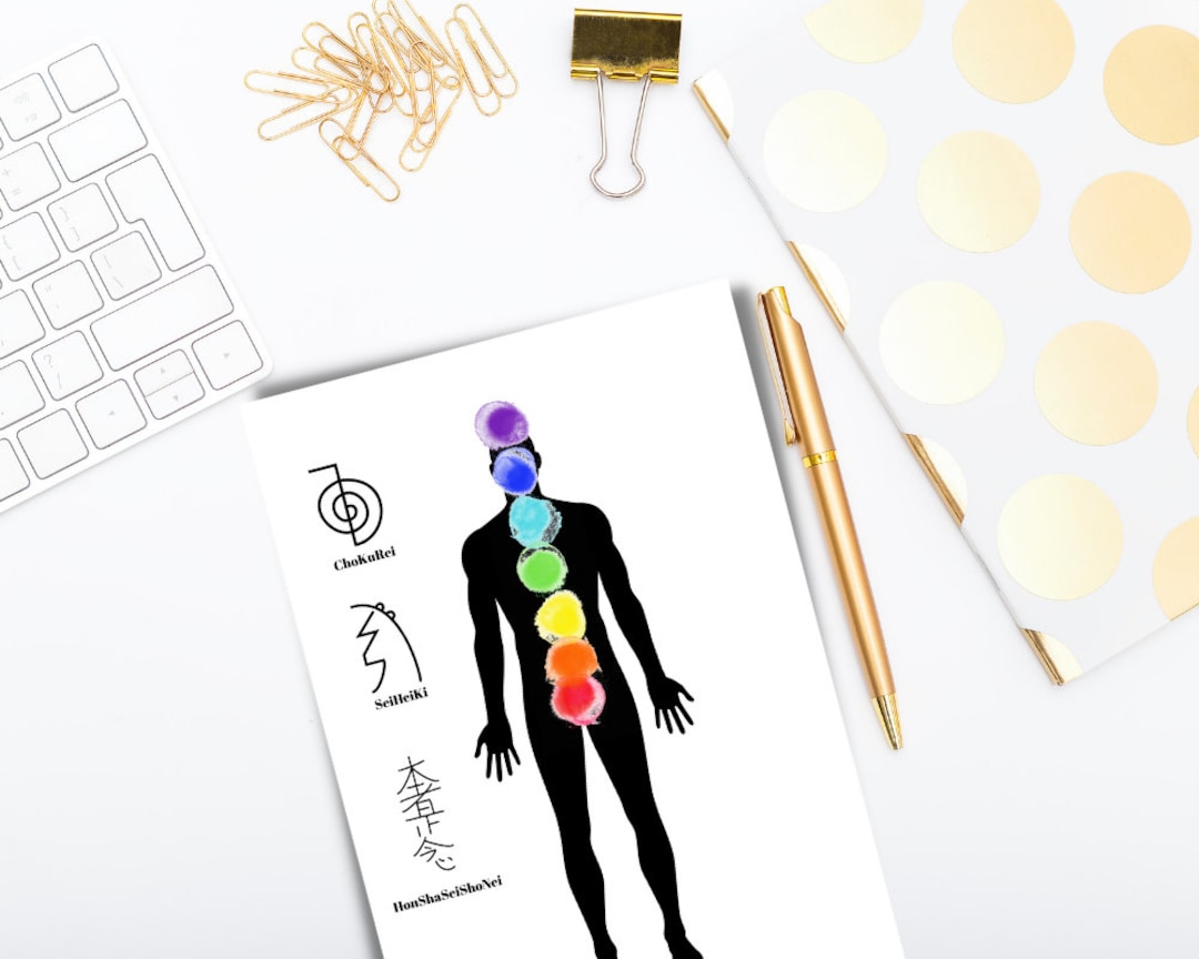 Reiki Distance Healing Proxy - Printable Chakra Healing Board & Session ...