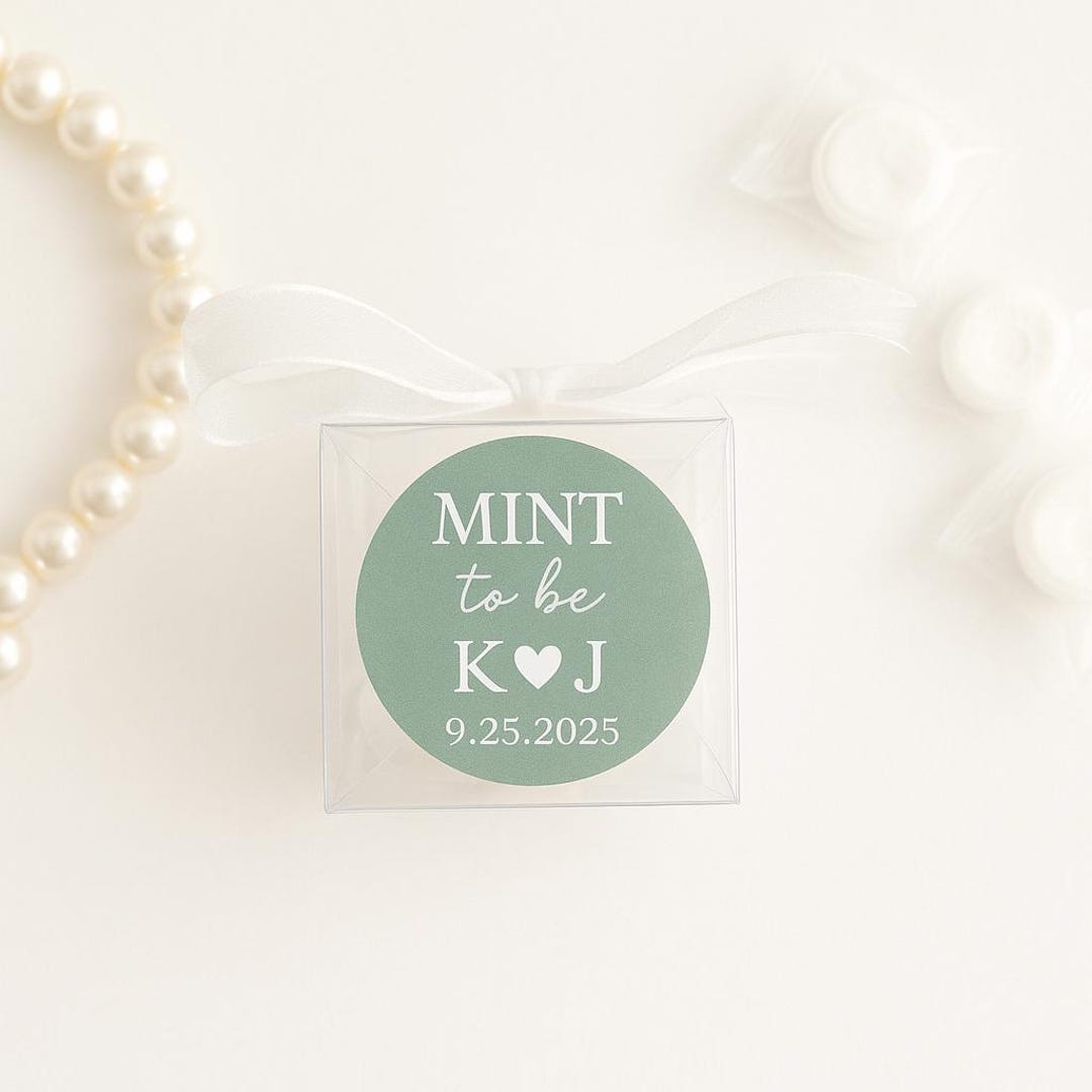 Wedding Favor Mints, Mint to Be Wedding Favors, Bridal Shower Gift ...