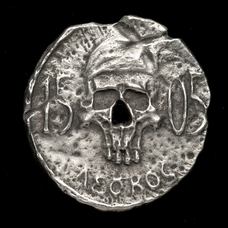 Full Set of Handmade Pewter Pirate Coins - Etsy