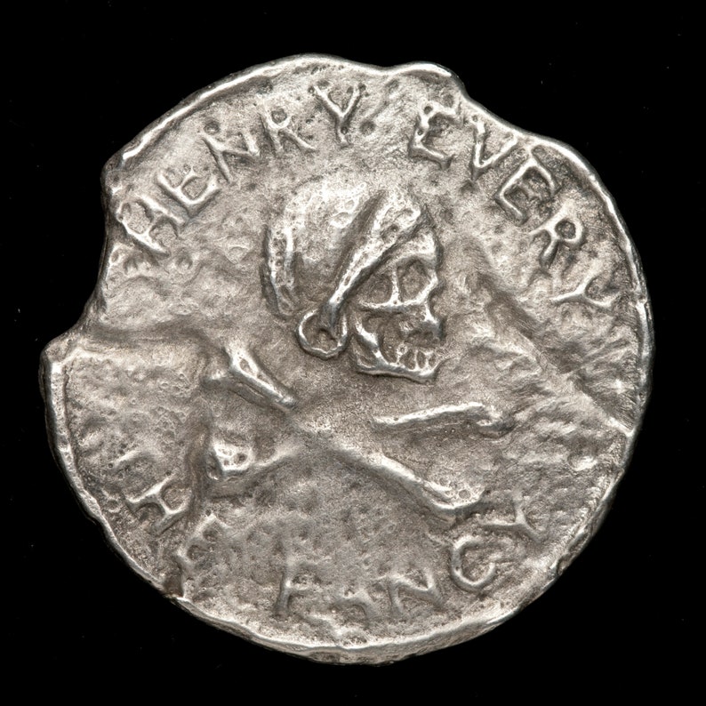 Handmade Pewter Pirate Coin Henry Every - Etsy