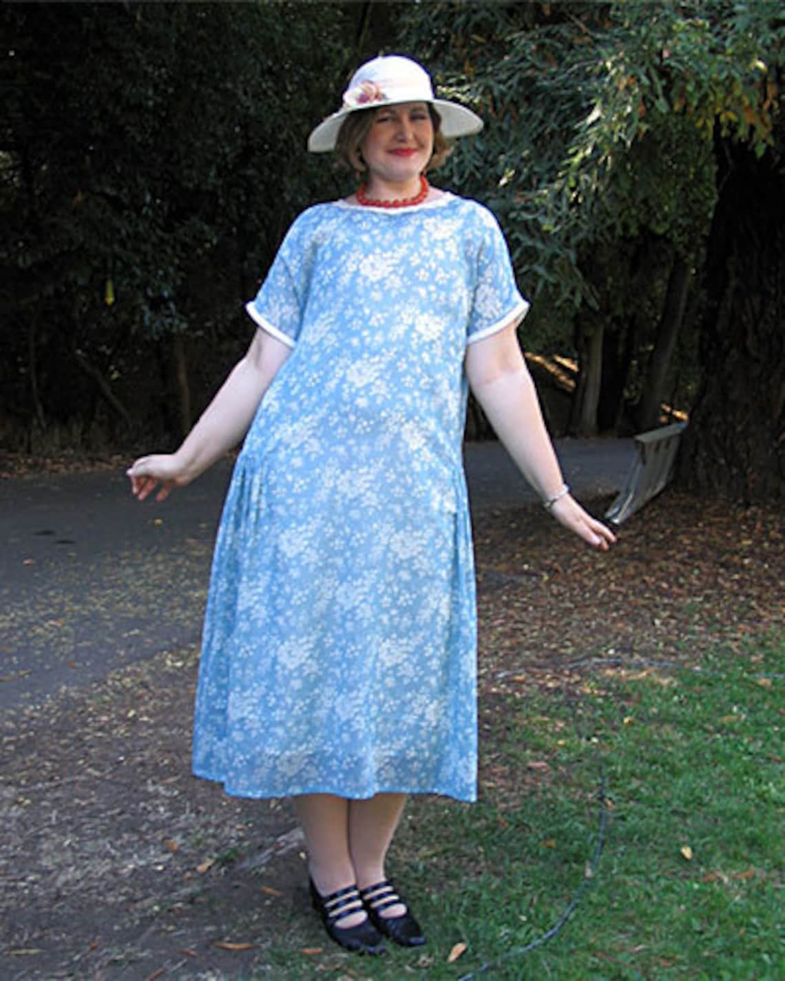 1920's One Hour Frock Pattern UPDATED - Etsy Australia