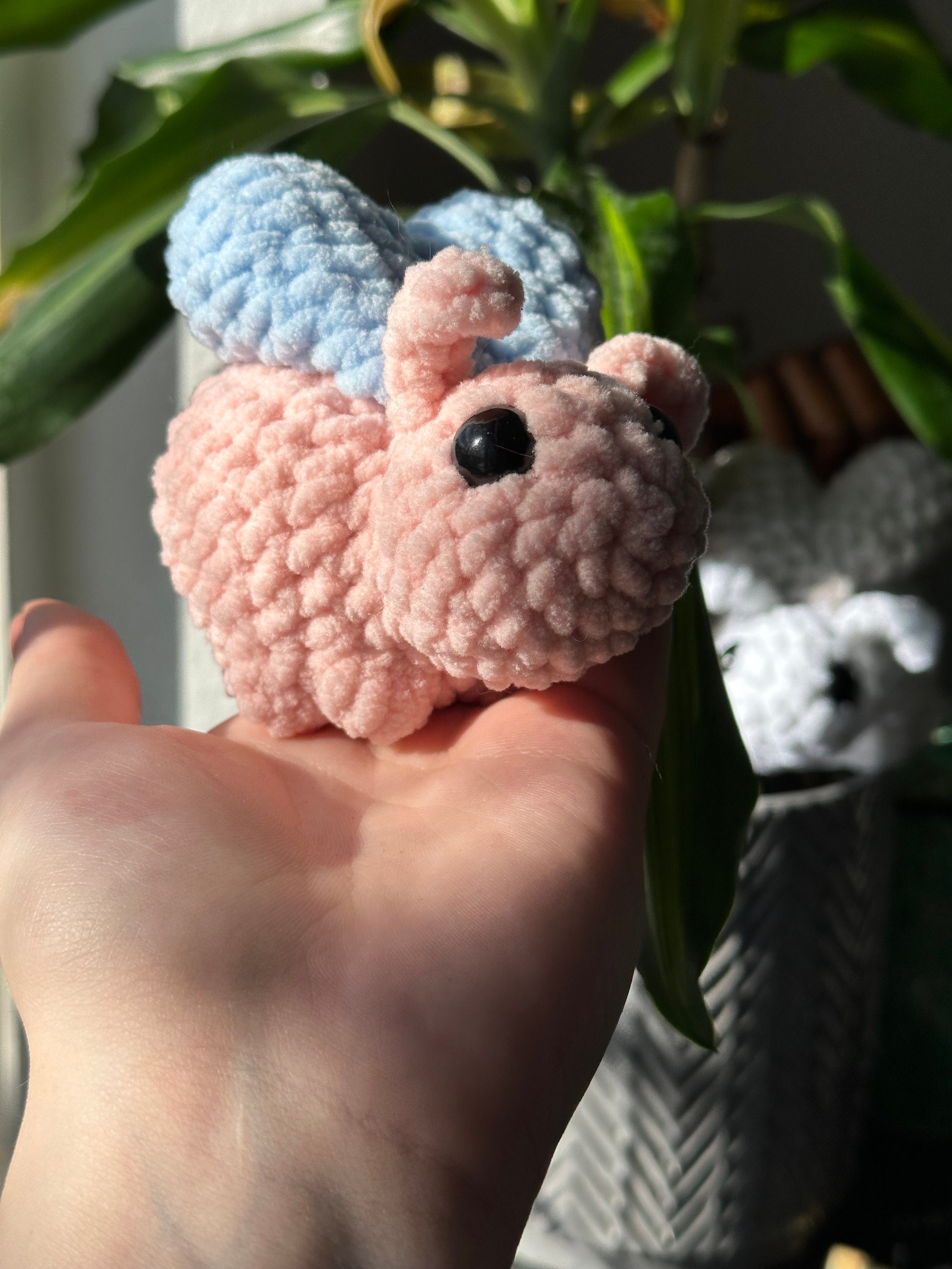 Love Bug Crochet Plushie Perfect Gift - Etsy