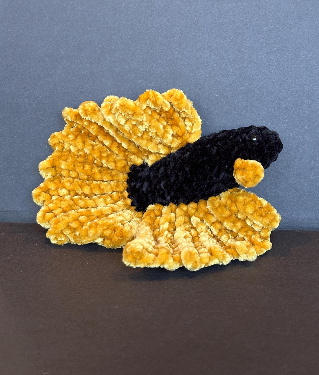 Beta Fish Plushie - Cute and Colorful Crochet Fishy Plush - Etsy