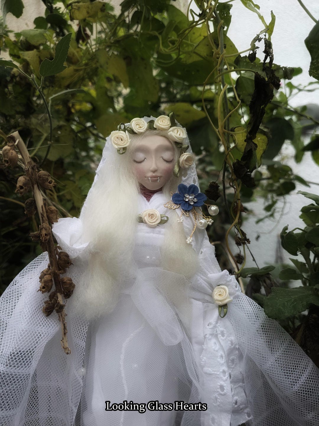 One of a Kind, Hand-crafted Spirit Art Vampire Bride Spirit Doll Called ...