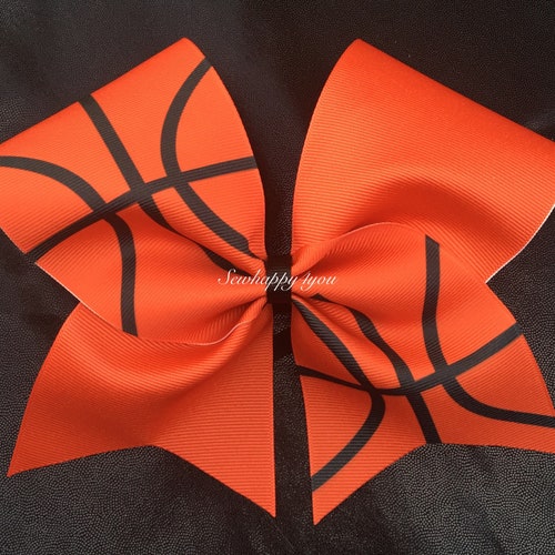 Basketball Bow / Basketball Bows / Custom Basketball Bows / - Etsy