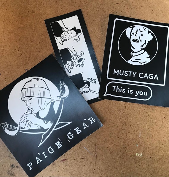 Paige Gear Stickers Package Includes 3 Stickers of Different - Etsy