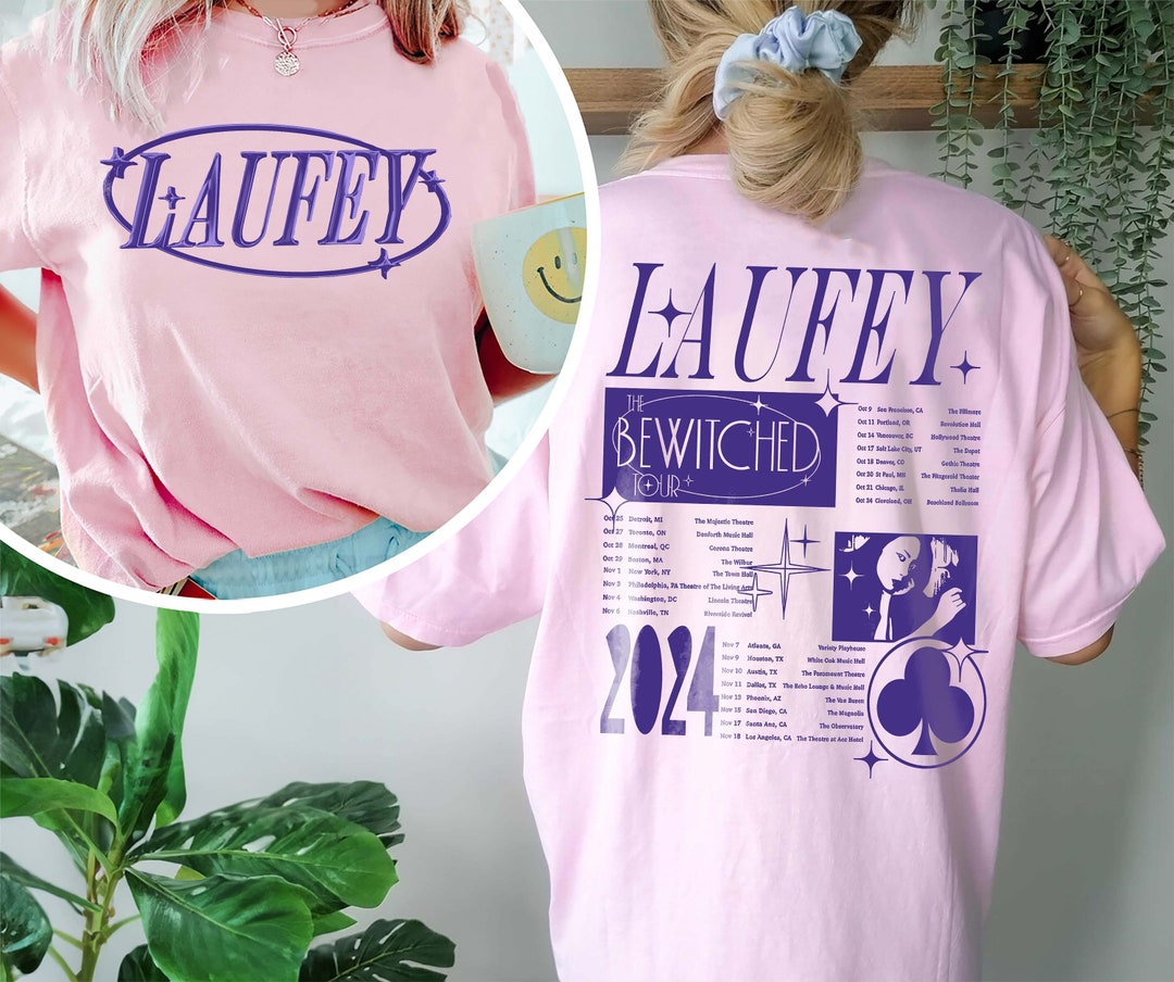 Laufey the Bewitched Tour Png, Laufey Tour 2024 PNG, Laufey Fan Gift ...