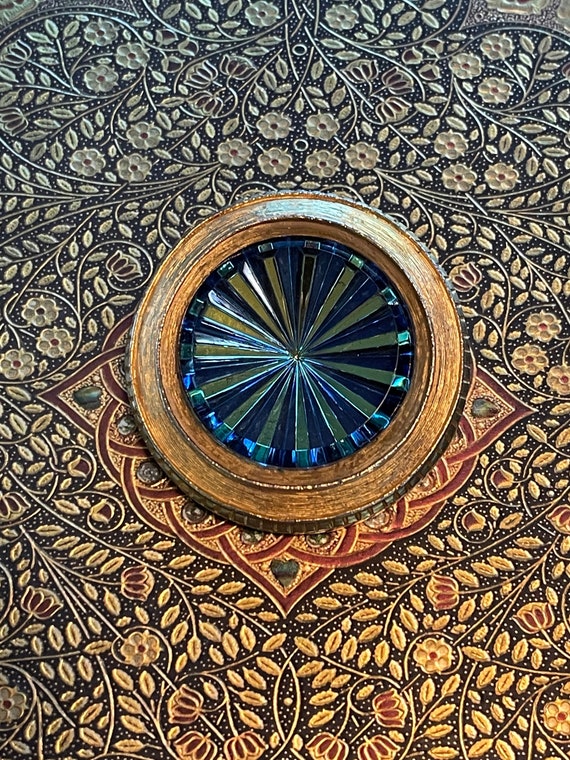 1960s Massive Rhinestone Brooch Roger Van S Vintage - Gem