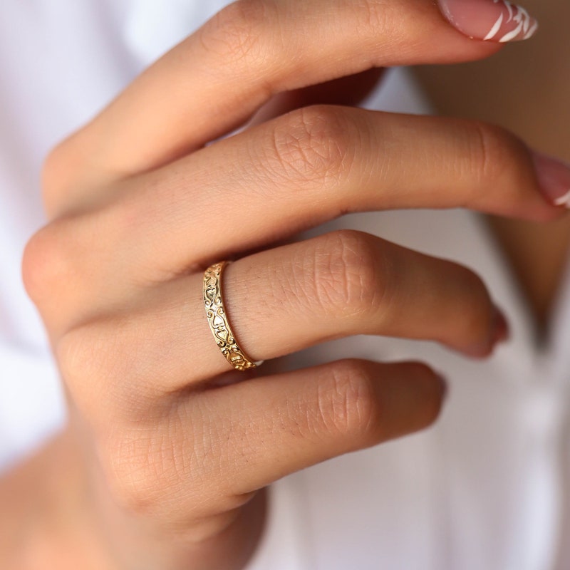 Solid Gold Ring - Etsy