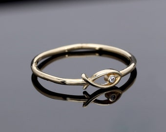 Christian Fish Ring - Etsy