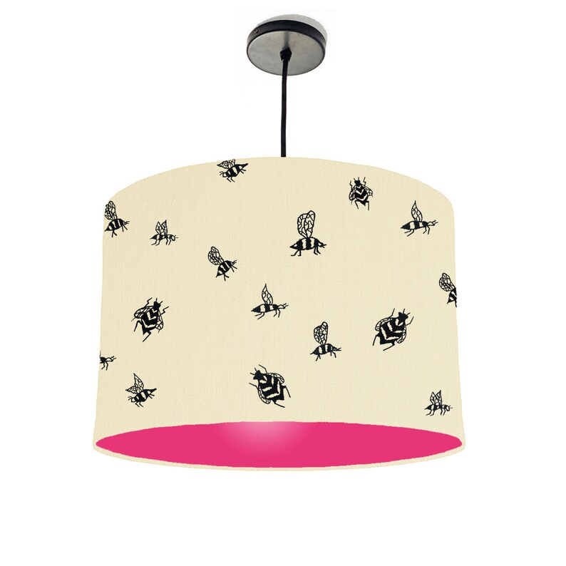 Bumble Bee Lampshade Ceiling Shade Table Lamp Drum - Etsy