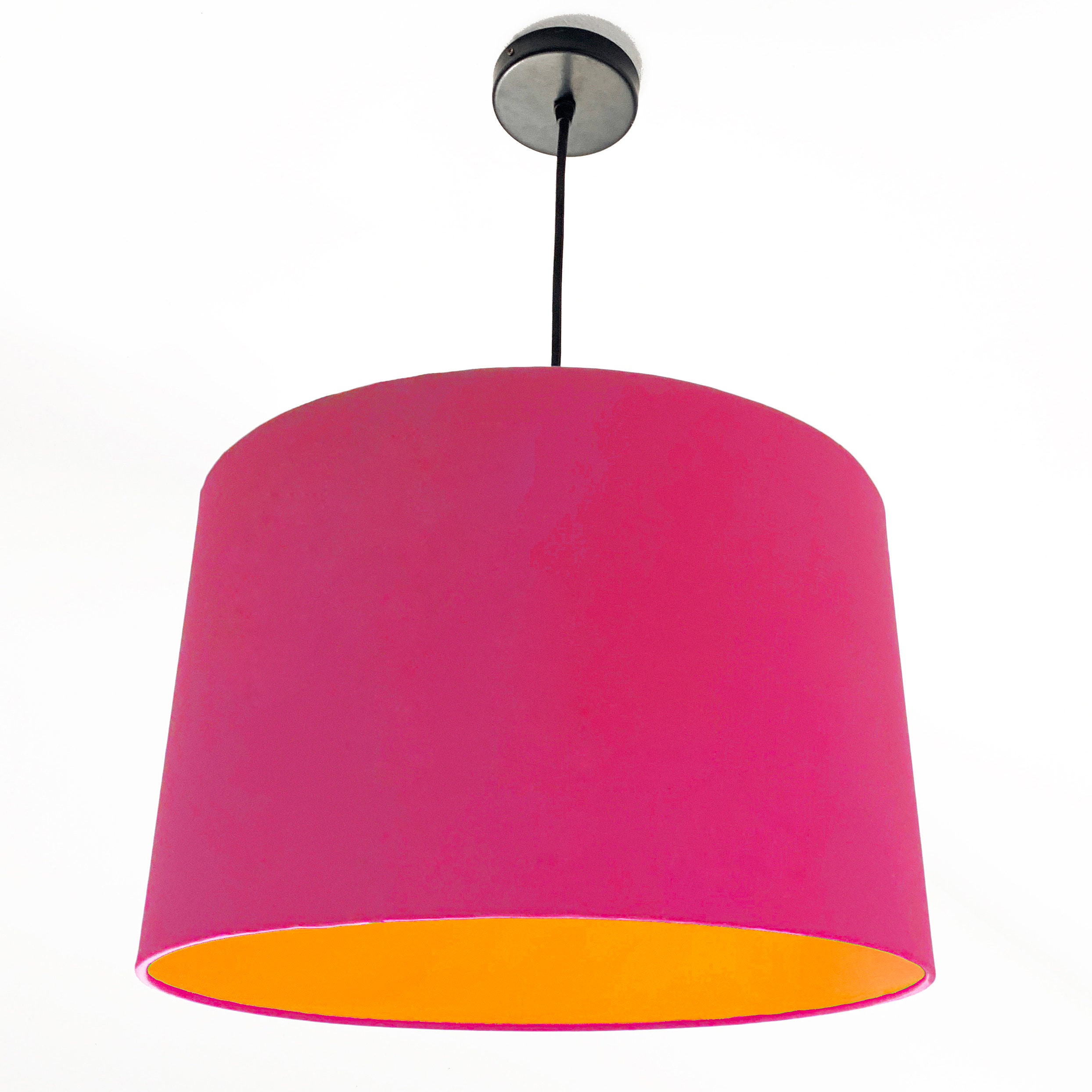 Cerise Pink Lampshade Mix & Match Ceiling Shade Table | Etsy