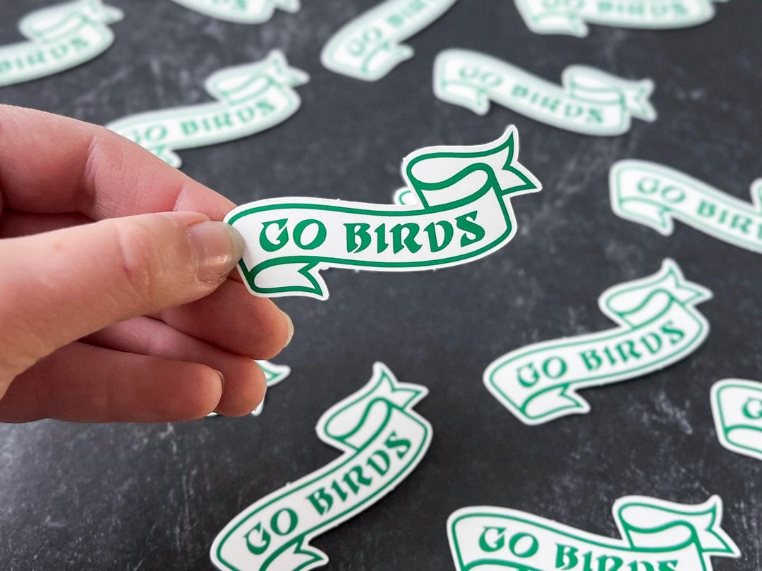 Eagles Football Sticker, Go Birds Banner Sticker, Go Birds, Philly ...