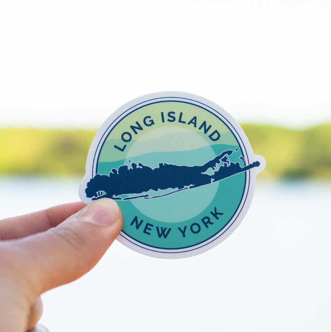 Long Island New York Stickers Set of 2 - Etsy
