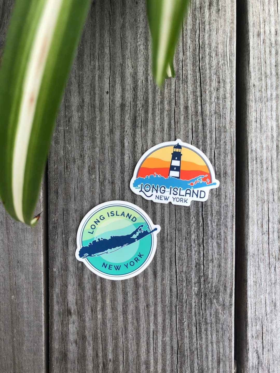 Long Island New York Stickers Set of 2 - Etsy