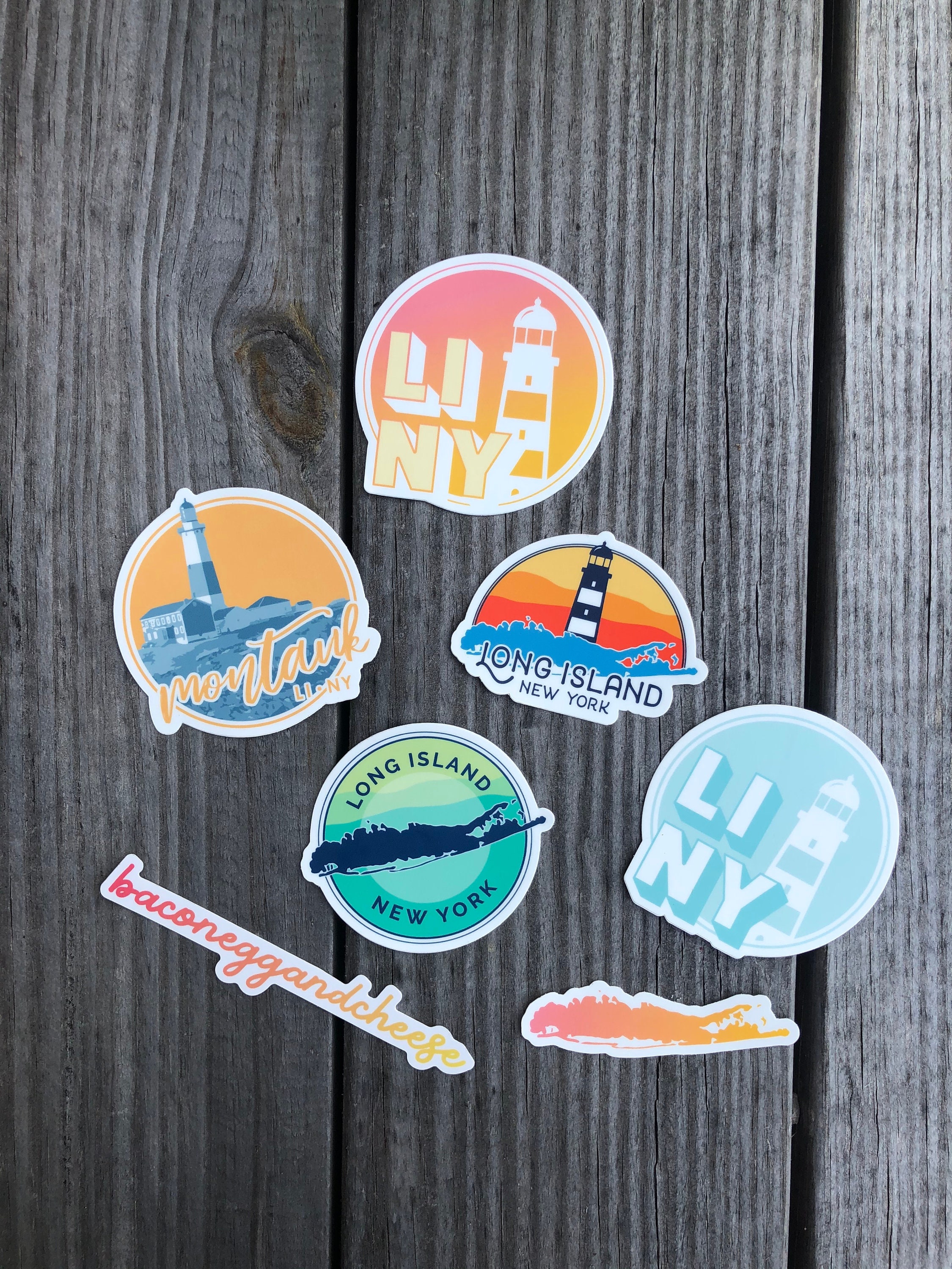 Long Island NY Sticker Bundle | Etsy
