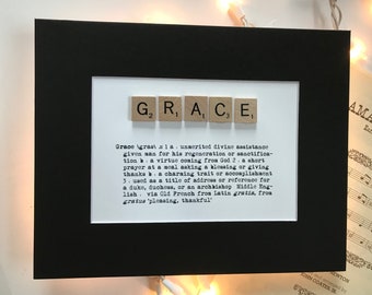Faith Scrabble Tile Dictionary Definition Wall Decor | Etsy