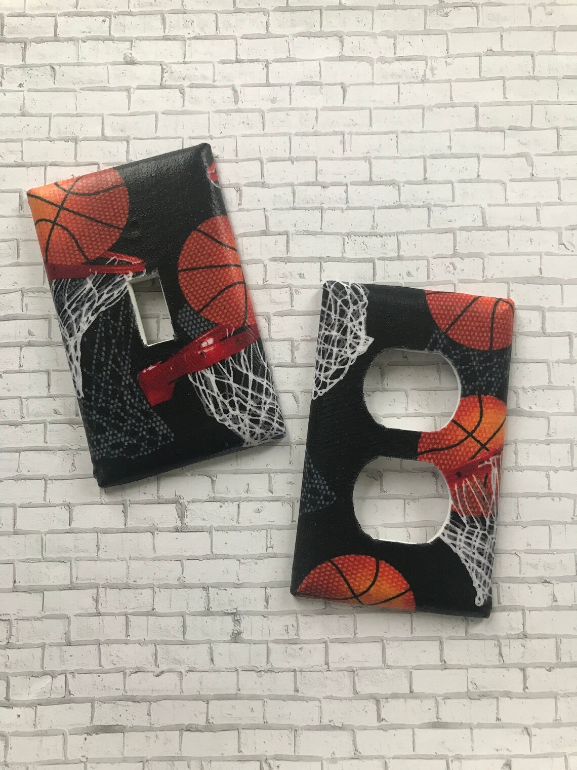 Basketball Light Switch Outlet Cover Wall Decor Room Decor - Etsy