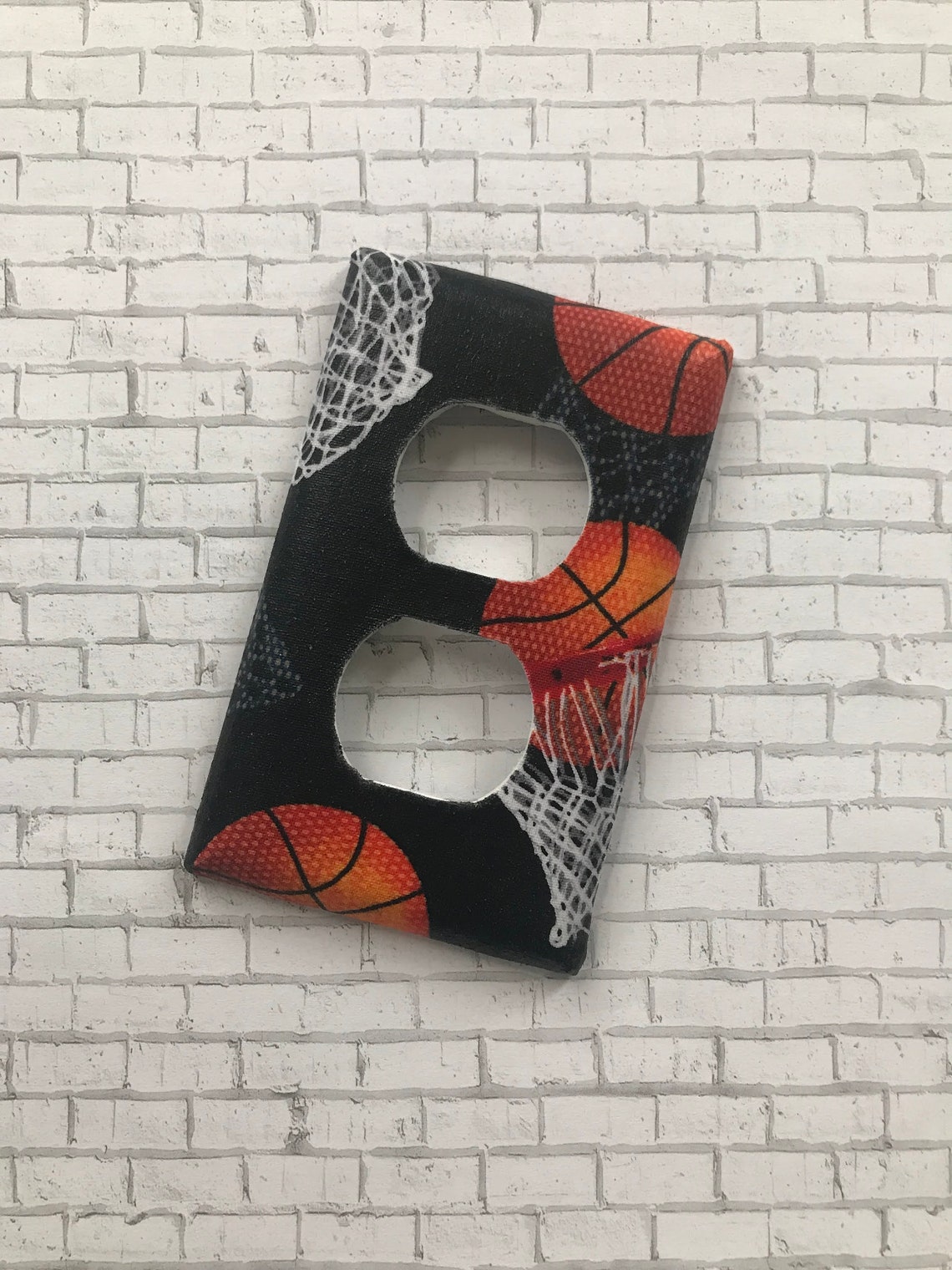 Basketball Light Switch Outlet Cover Wall Decor Room Decor - Etsy